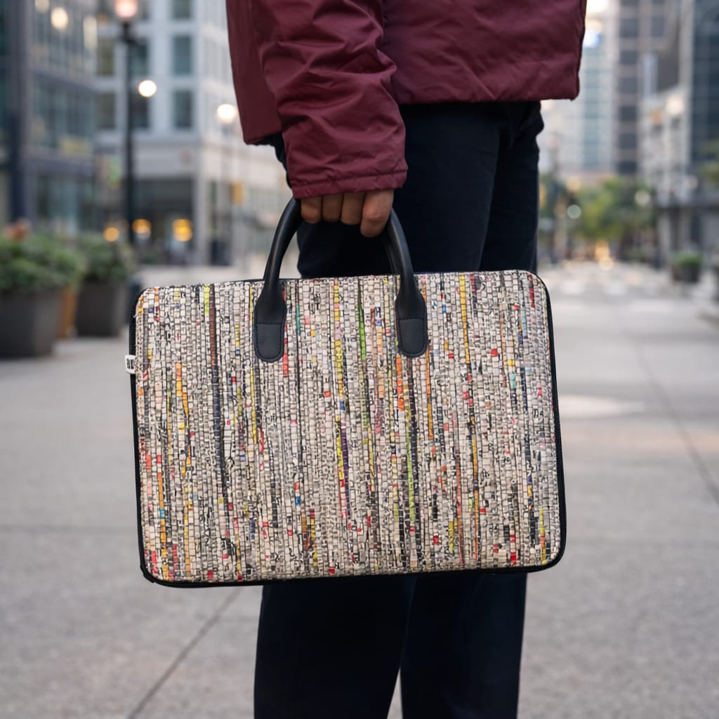 Upcycled Laptop Bags | Handcrafted & Eco-Friendly by Scrapshala – scrap ...